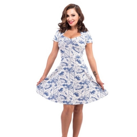 Modcloth | Dresses | Nwt Modcloth Nautical Dress | Poshmark